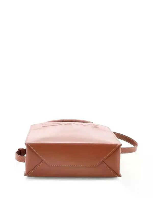 Loewe Standard A5 Convertible Leather Tote Bag - Brown
