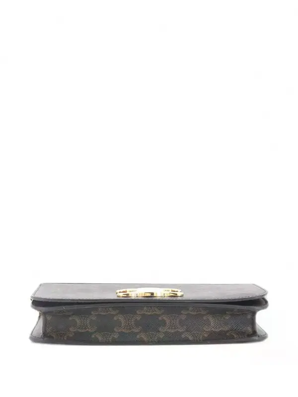 Celine Multipochette Flap Bag Triomphe Coated Canvas Crossbody Bag