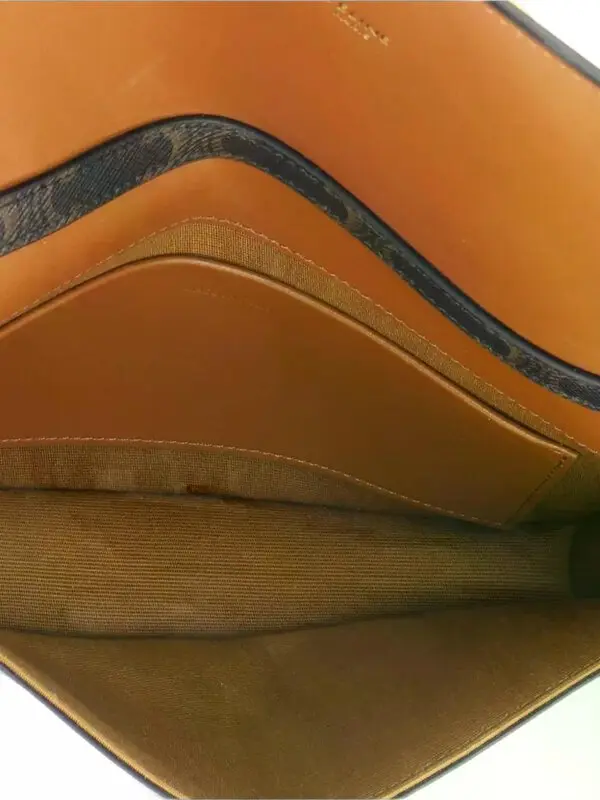Celine Multipochette Flap Bag Triomphe Coated Canvas Crossbody Bag