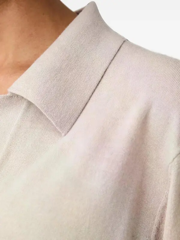 Marc O'polo Polo-collar Short-sleeve Sweater