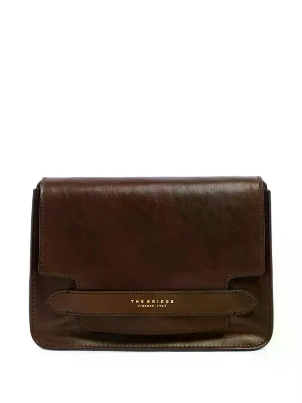 THE BRIDGE Lucrezia Leather Cross Body Bag - Brown