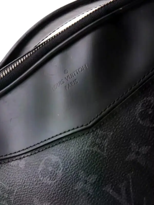 LOUIS VUITTON Monogram Eclipse Explorer Bum Bag - Black