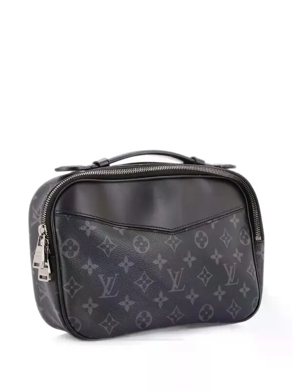 LOUIS VUITTON Monogram Eclipse Explorer Bum Bag - Black