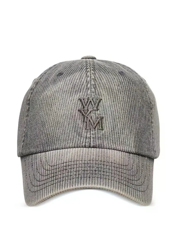 WOOYOUNGMI Logo Embroidered Baseball Cap - Black