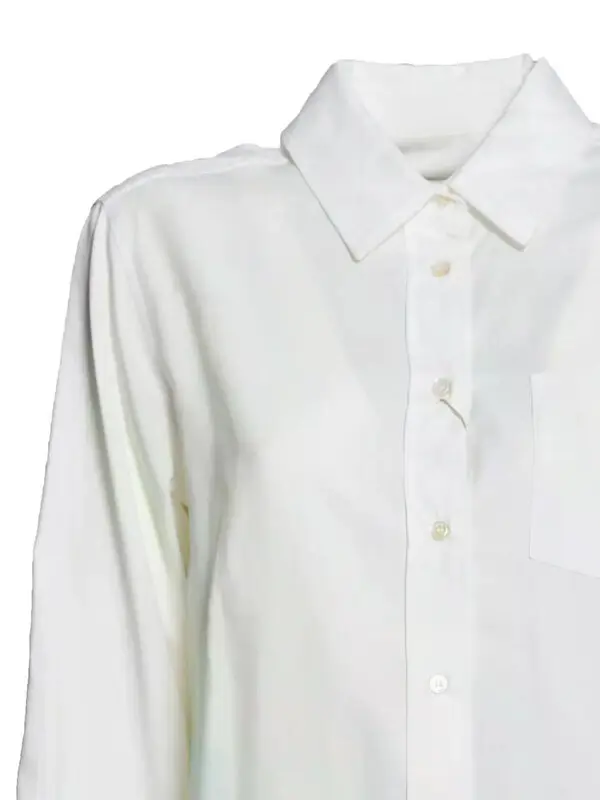 Max Mara Classic Collar Button-up Shirt With Chest Pocket