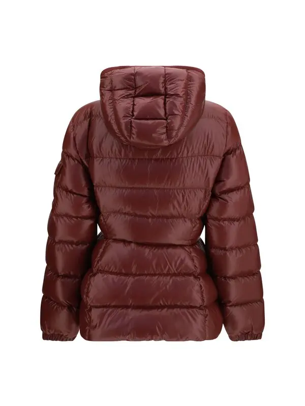 Moncler Barante Short Hooded Down Jacket - Red