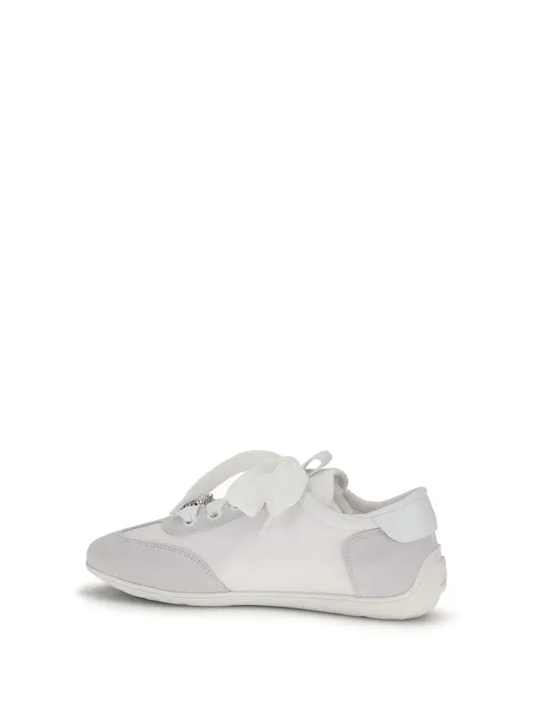 ROGER VIVIER Viv Low Suede Sneakers