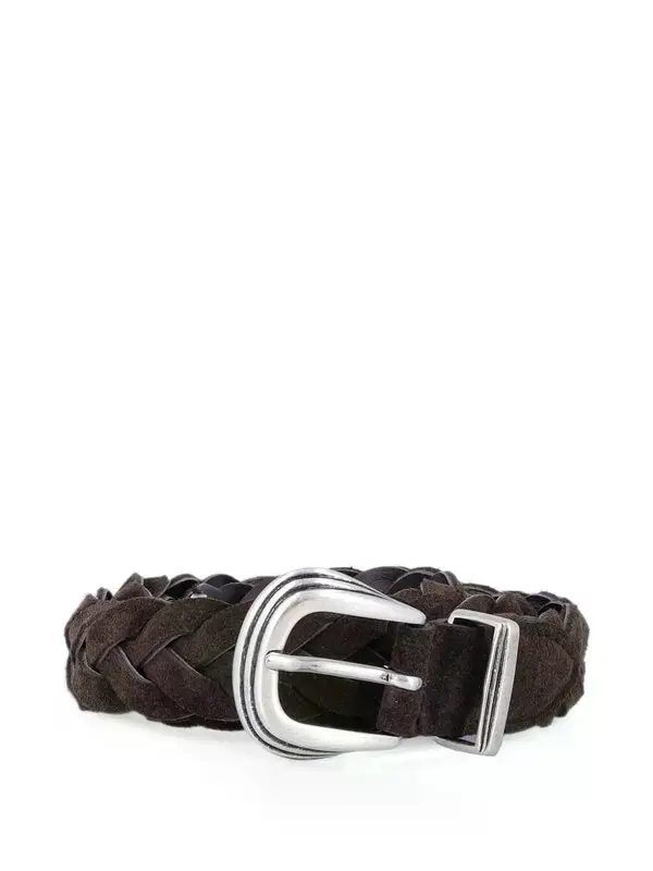 MANCINI 1979 John Braided Suede Belt