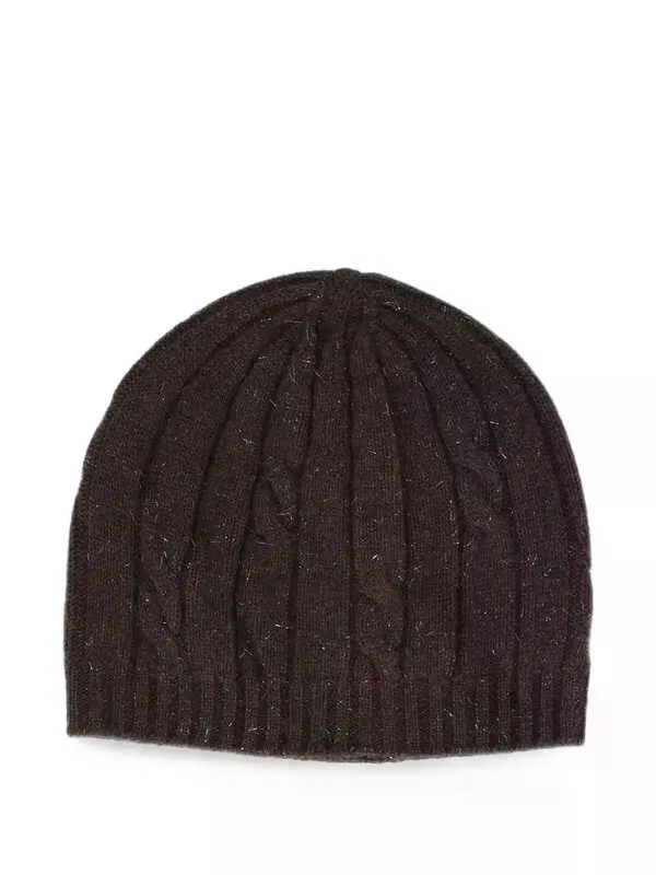 Peserico Cable-knit Beanie Hat