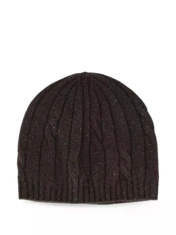 Peserico Cable-knit Beanie Hat