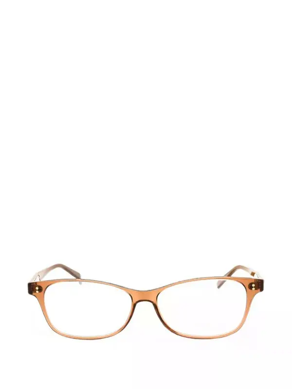 FERRAGAMO Rectangular Frame Eyeglasses - Brown