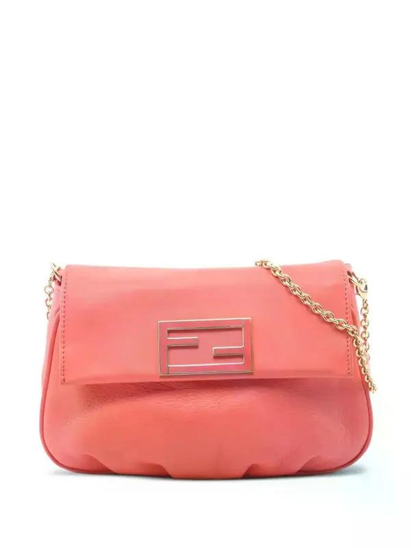 Fendi Ff Logo Shoulder Bag