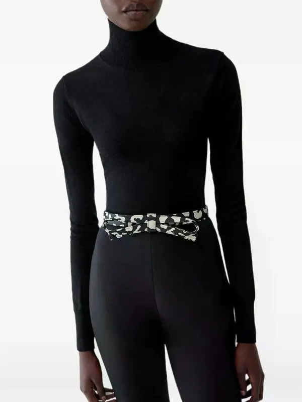 Carolina Herrera Leopard-print Bow Belt