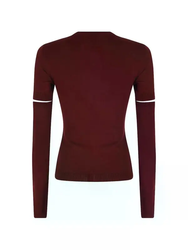 Federica Tosi Cut-out Fine-knit Sweater