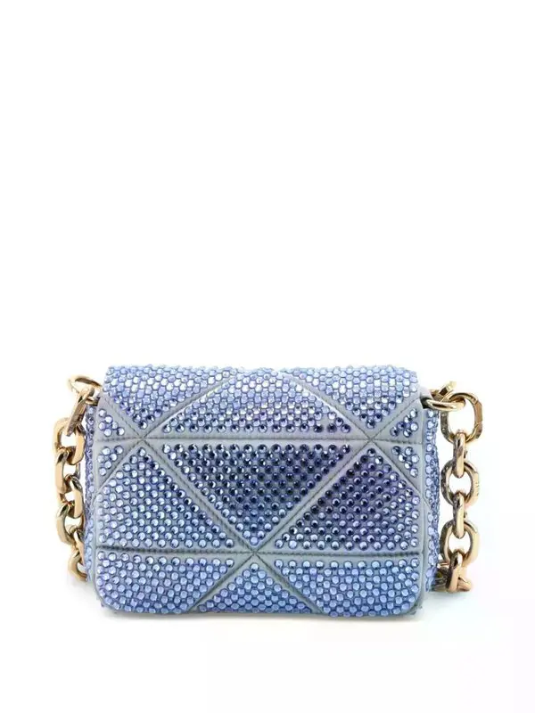 Prada Embellished Quilted Shoulder Bag