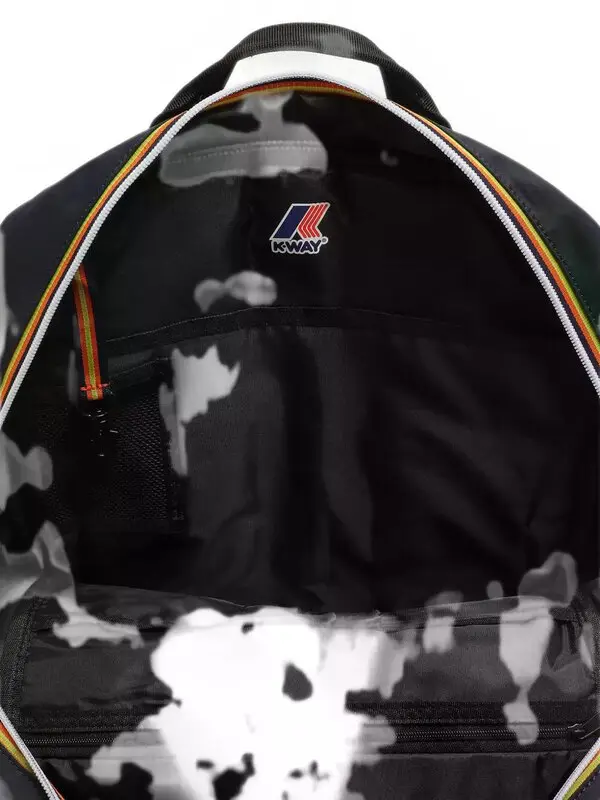 K-WAY Logo-patch Zip-fastening Backpack