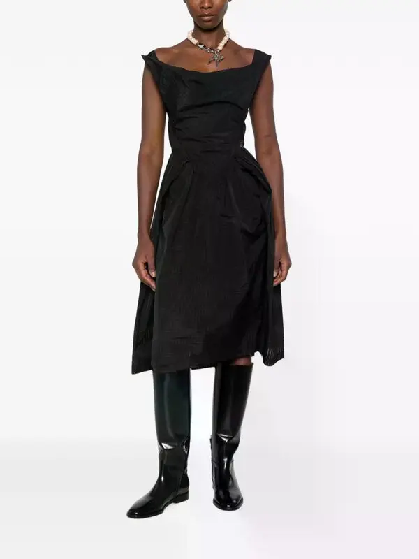 VIVIENNE WESTWOOD Check Corset Dress