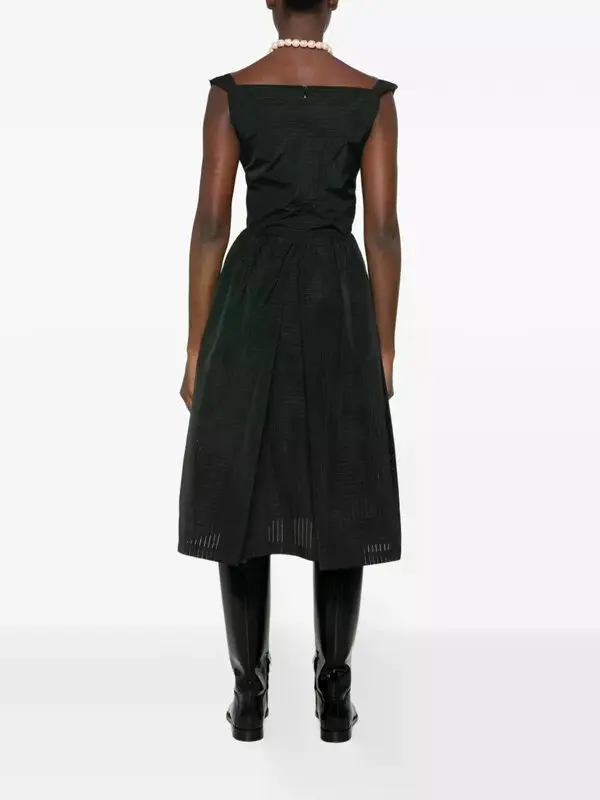 VIVIENNE WESTWOOD Check Corset Dress