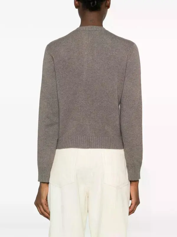 Fabiana Filippi Beaded-trim Knitted Cardigan