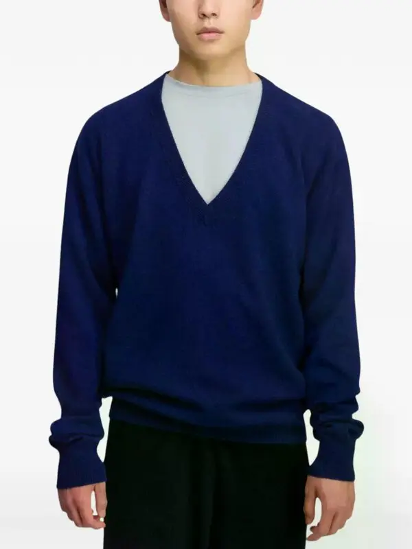 Extreme Cashmere Ben V-neck Sweater - Blue