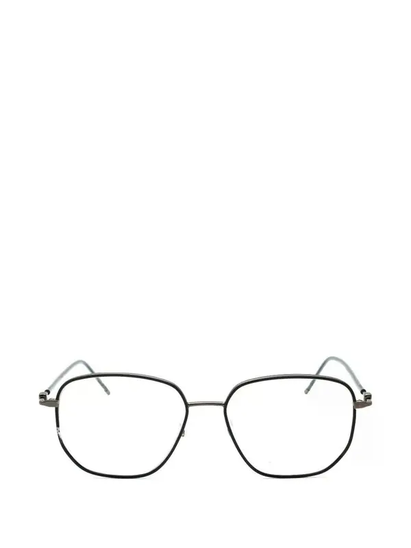 BOSS Geometric Frame Eyeglasses