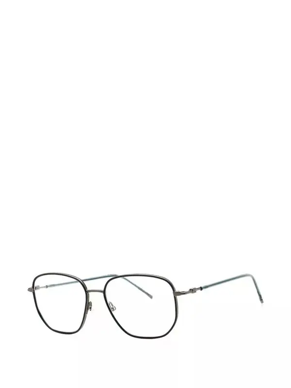 BOSS Geometric Frame Eyeglasses