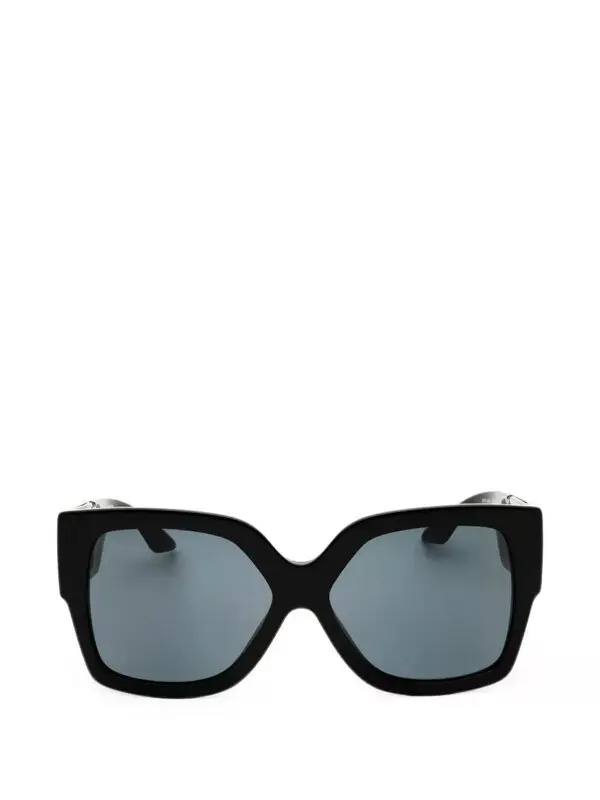 Versace Oversized Square-frame Sunglasses - Black