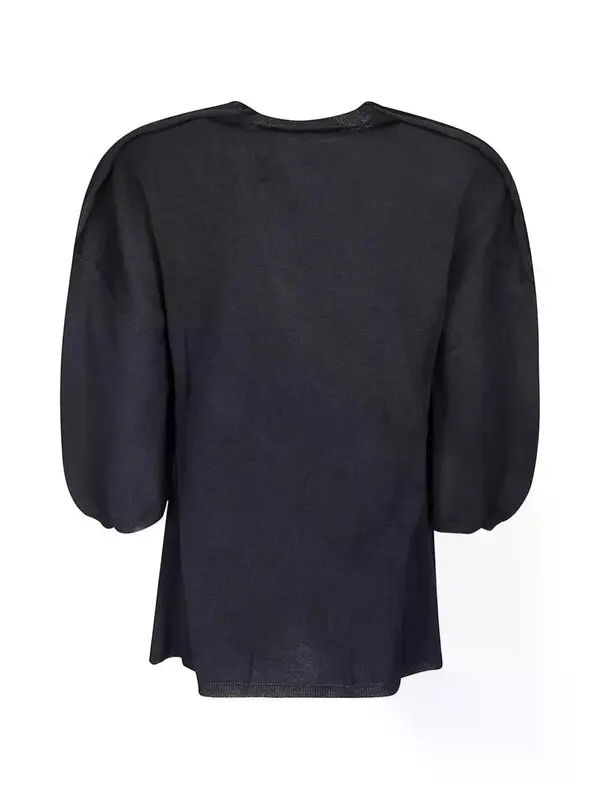 Comme Des Garçons Puff Sleeve Knitted Sweater