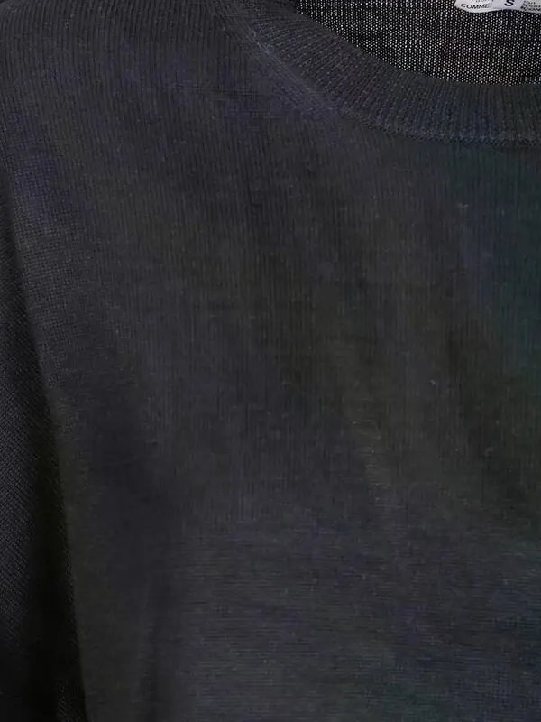 Comme Des Garçons Puff Sleeve Knitted Sweater