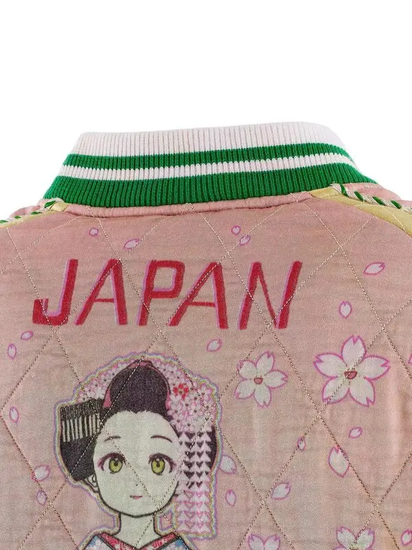 TAKASHI MURAKAMI Reversible Embroidered Bomber Jacket