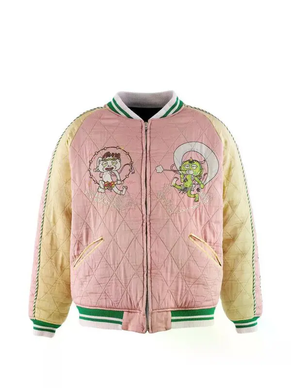 TAKASHI MURAKAMI Reversible Embroidered Bomber Jacket
