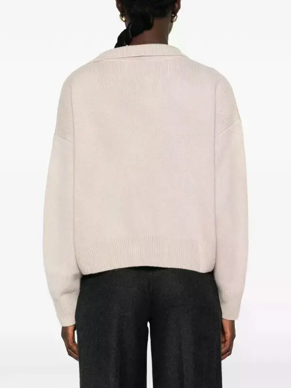 Soft Goat Relaxed-fit Polo Sweater