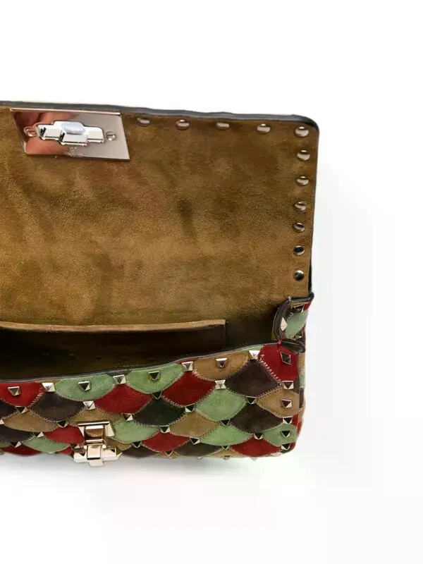 Valentino Garavani Rockstud Spike Patchwork Tote Bag