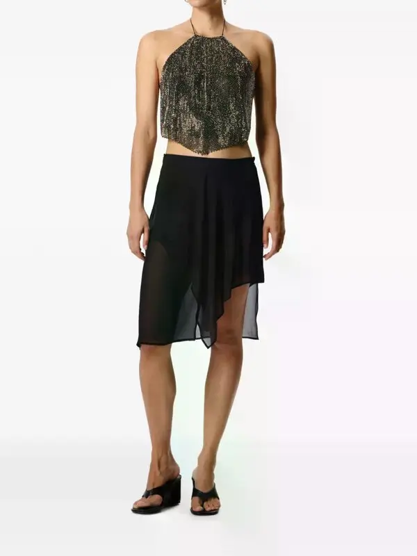 MANURI Paper Rock Top - Silver