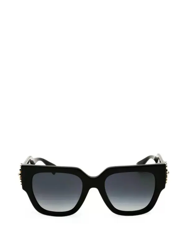 Moschino Embellished Rectangle-frame Sunglasses