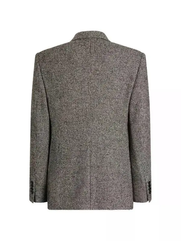 Dolce & Gabbana Sinatra Double-breasted Jacket In Birdseye Wool Blend