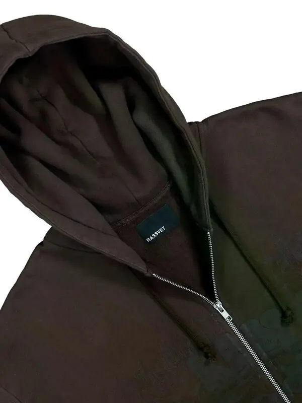 RASSVET Collage Zip-up Hoodie