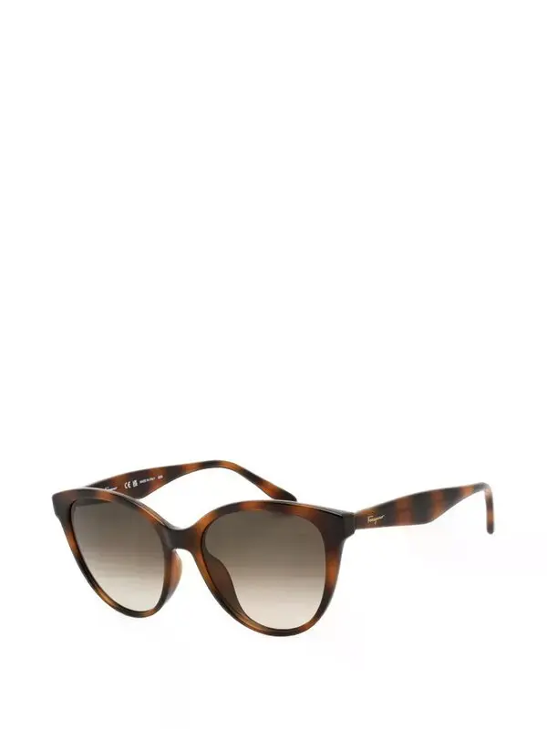 FERRAGAMO Tortoiseshell-effect Sunglasses