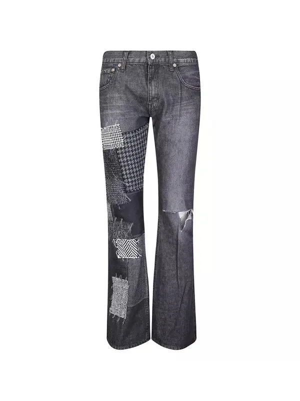 Junya Watanabe Patchwork Distressed Jeans