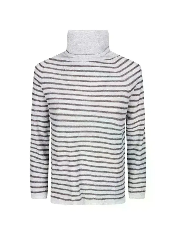ARCHIVIO B Striped Roll-neck Sweater