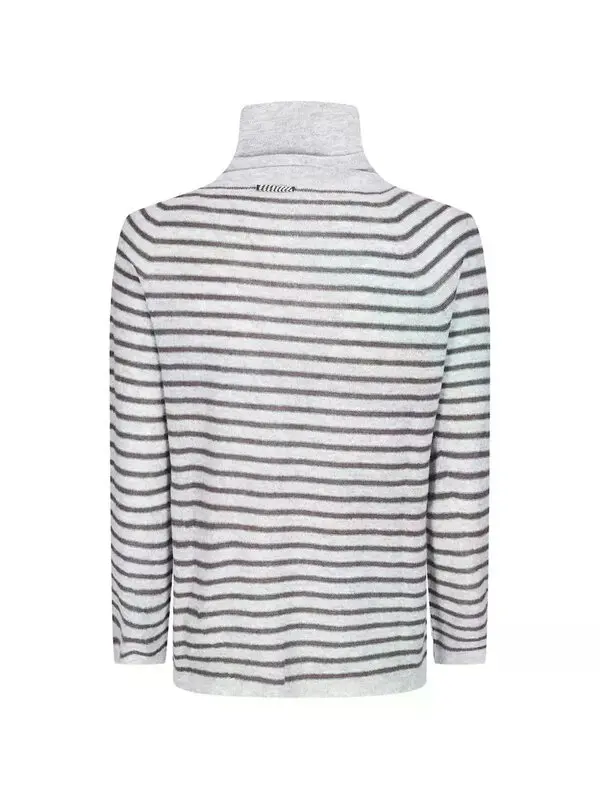 ARCHIVIO B Striped Roll-neck Sweater