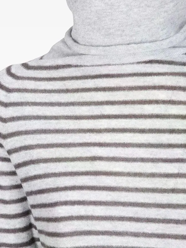 ARCHIVIO B Striped Roll-neck Sweater