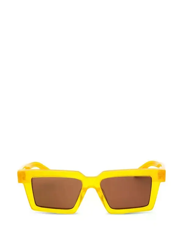 Off-White Rectangle Sunglasses - Yellow