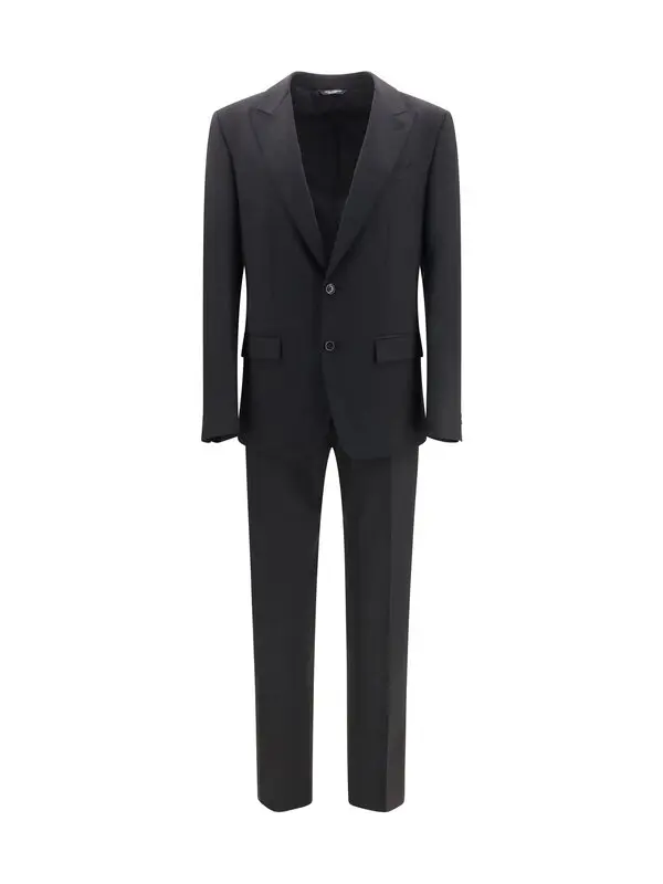 Dolce & Gabbana Martini Light Single-breasted Wool Gabardine Suit