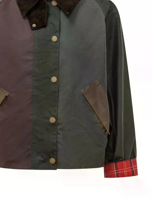 Barbour Patchwork Waxed Jacket - Green