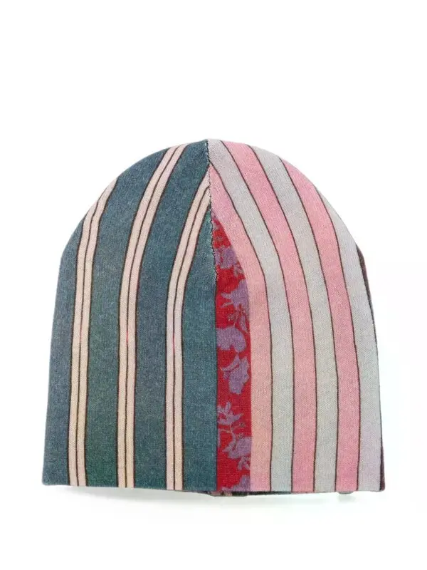 IN BED WITH YOU Patchwork Cashmere Beanie
