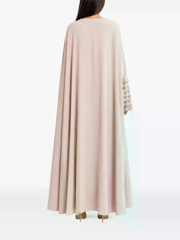 LOODYANA Embellished Cape-sleeve Jumpsuit