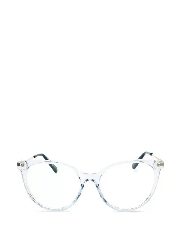 Moschino Round Frame Eyeglasses - White