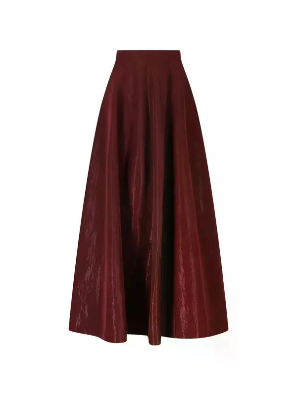 Alberta Ferretti High-shine Maxi Skirt