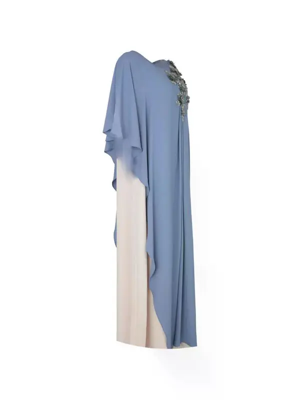LOODYANA Maxi Dress With Ruffles And Embellishments